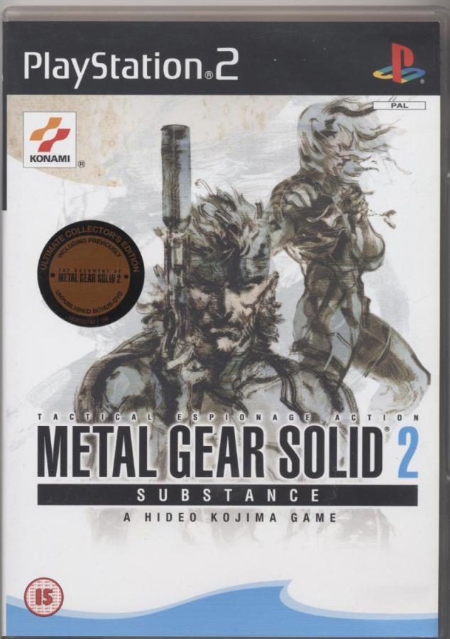 European Metal Gear Solid 2: Substance