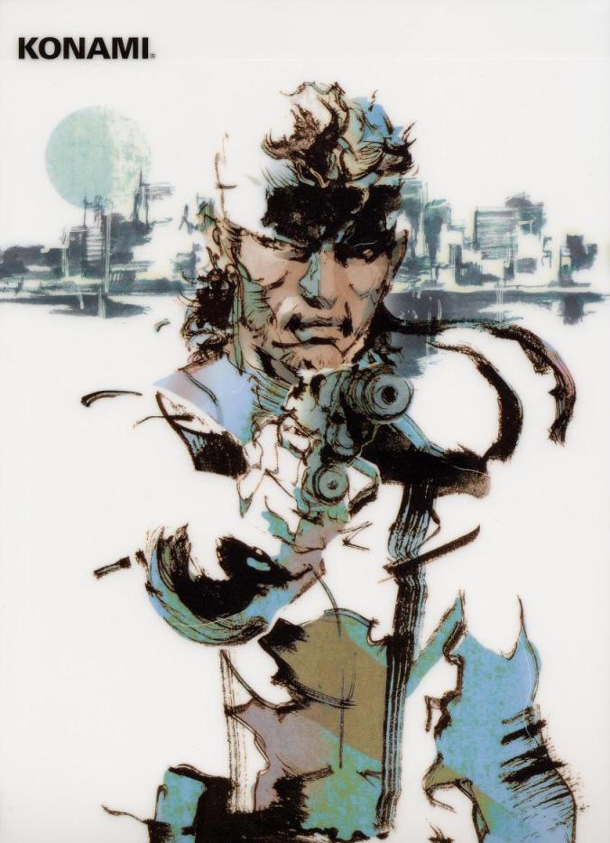 Metal Gear Solid 2 Promotional Folder Scans