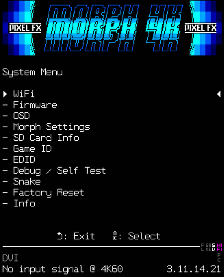 Morph 4K - Classic Console Upscaler Wiki
