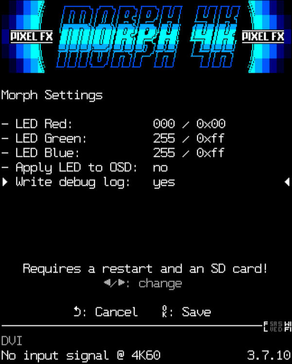 Morph 4K - Classic Console Upscaler Wiki