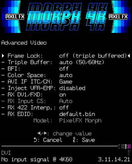 Morph 4K - Classic Console Upscaler Wiki