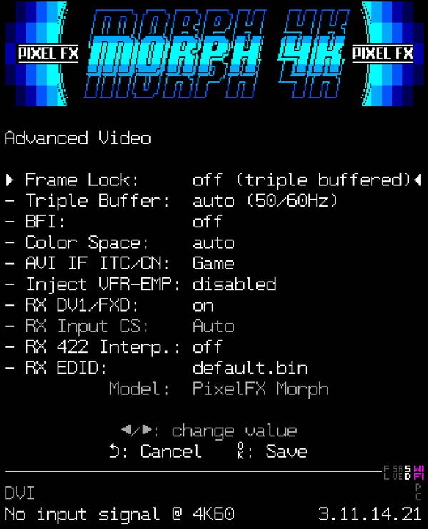 Morph 4K - Classic Console Upscaler Wiki