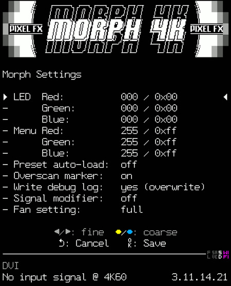 Morph 4K - Classic Console Upscaler Wiki